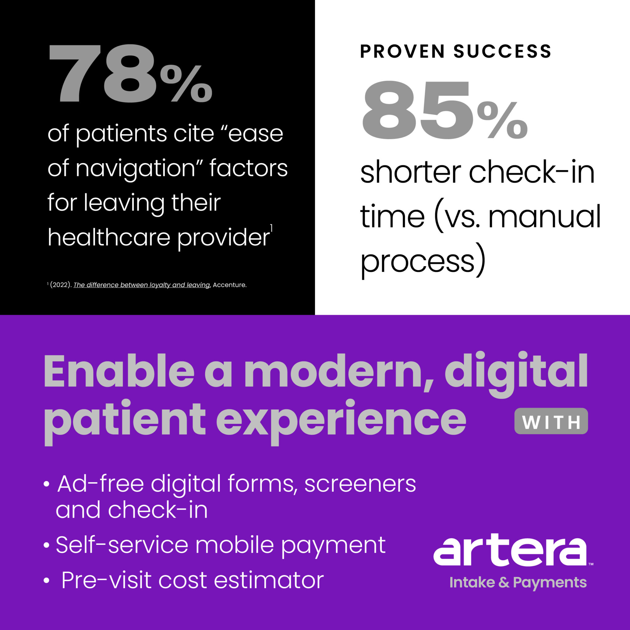 Artera Intake and Payments Solution | Healthcare Billing