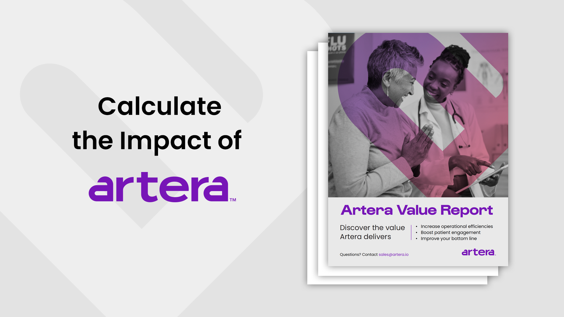 Healthcare ROI | Discover Artera's Value Calculator